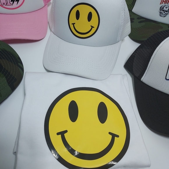 Accessories | Smiley Face Emoji Hat Unisex White | Poshmark
